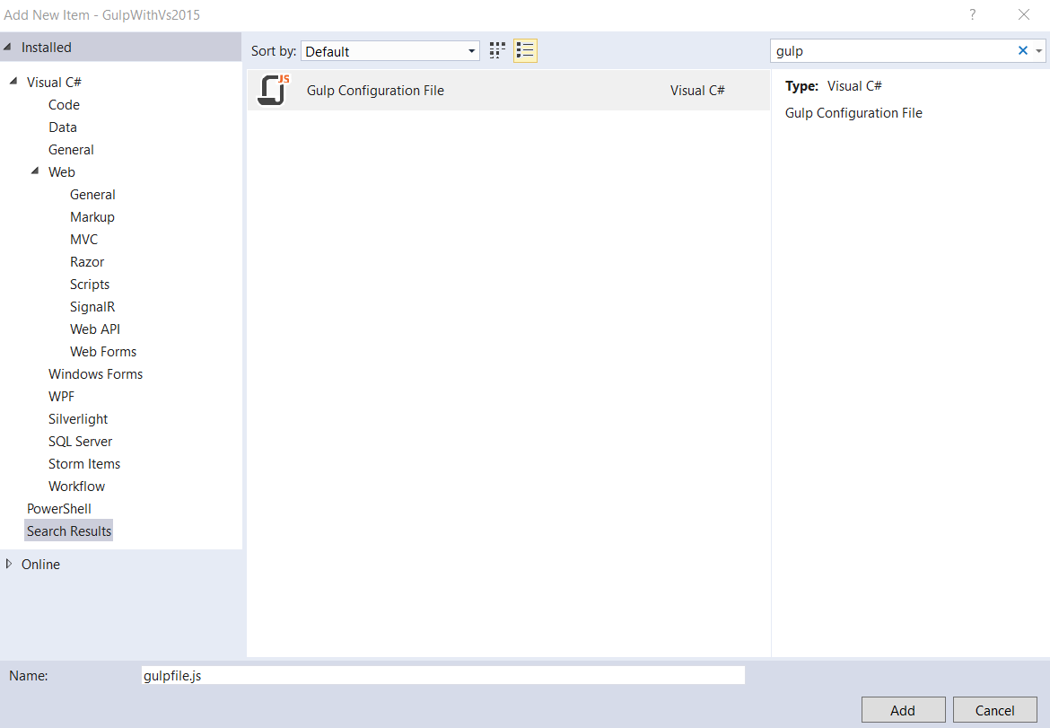 Gulp with Visual Studio – Hi, I'm Ankit!