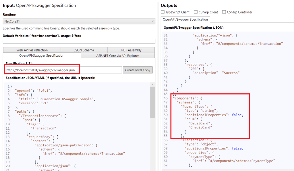 Generating client code with NSwag for Enumeration class – Hi, I'm Ankit!